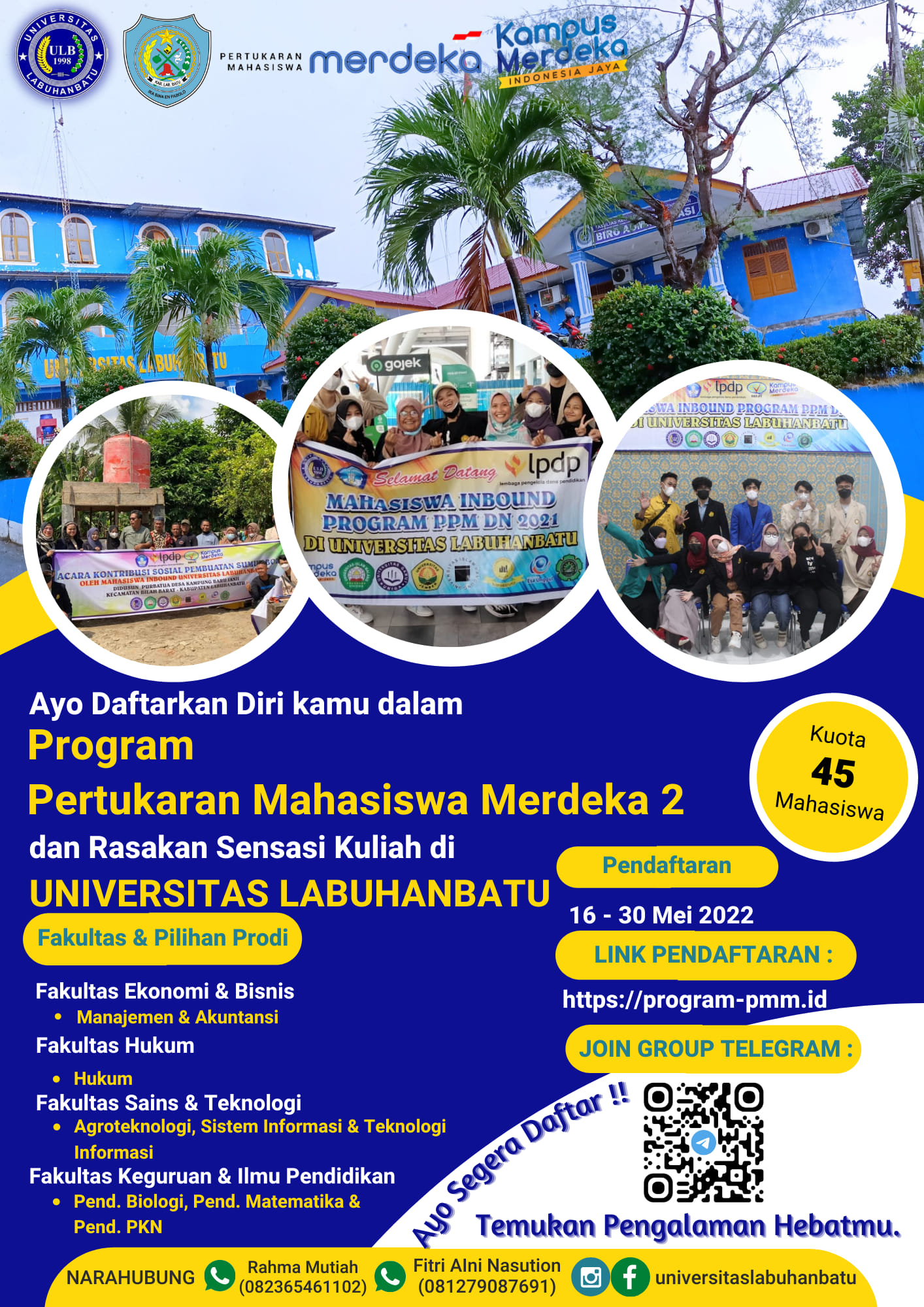 Program Pertukaran Mahasiswa Merdeka 2022 Universitas Labuhanbatu ... Program Pertukaran Mahasiswa Merdeka 2022 Universitas Labuhanbatu ...