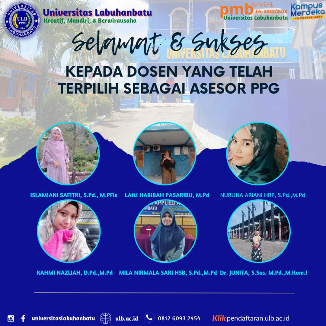 Sebanyak 6 orang Dosen ULB Terpilih Sebagai Asesor Program Profesi Guru (PPG) - Universitas ...